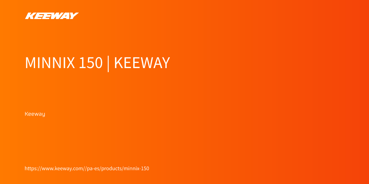 Minnix 150 | Keeway